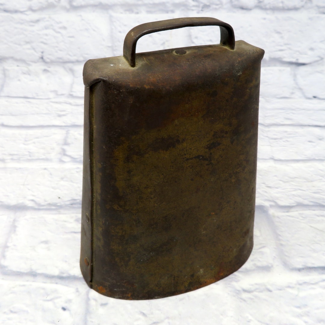 Antique Large Cow Bell Primitive Rustic - Etsy