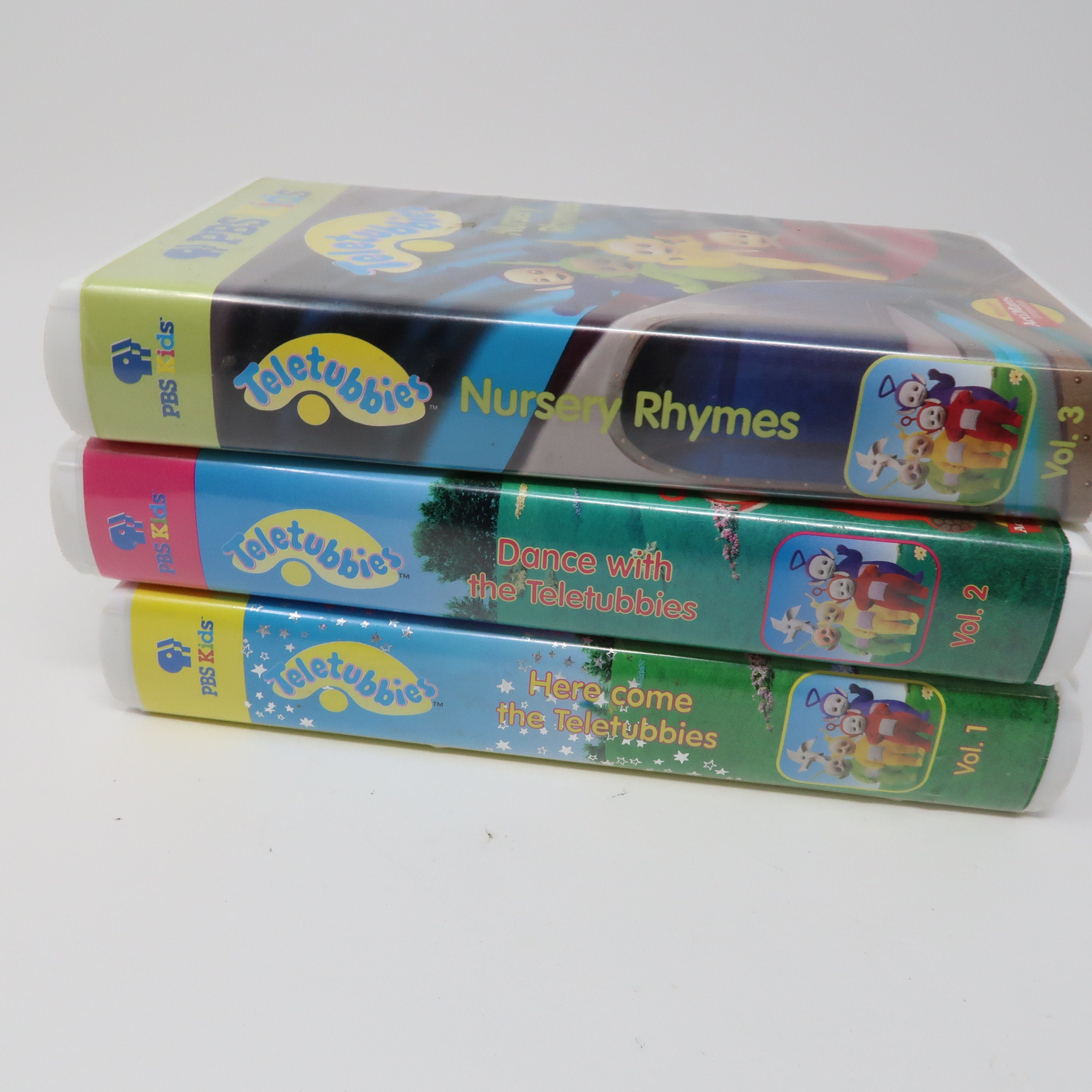 Teletubbies Pbs Kids Vhs Lot Of 3 Volumes 123 Ebay