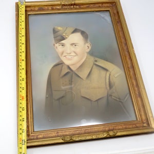 Portrait of WWII Canadian Military Solider Harold Taylor Princeton ...