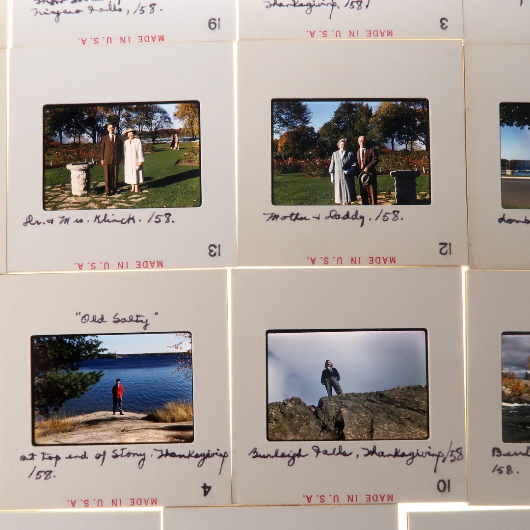 Lot of 15 Vintage 1958 Kodak 35mm Slides Color Photos B6 - Etsy