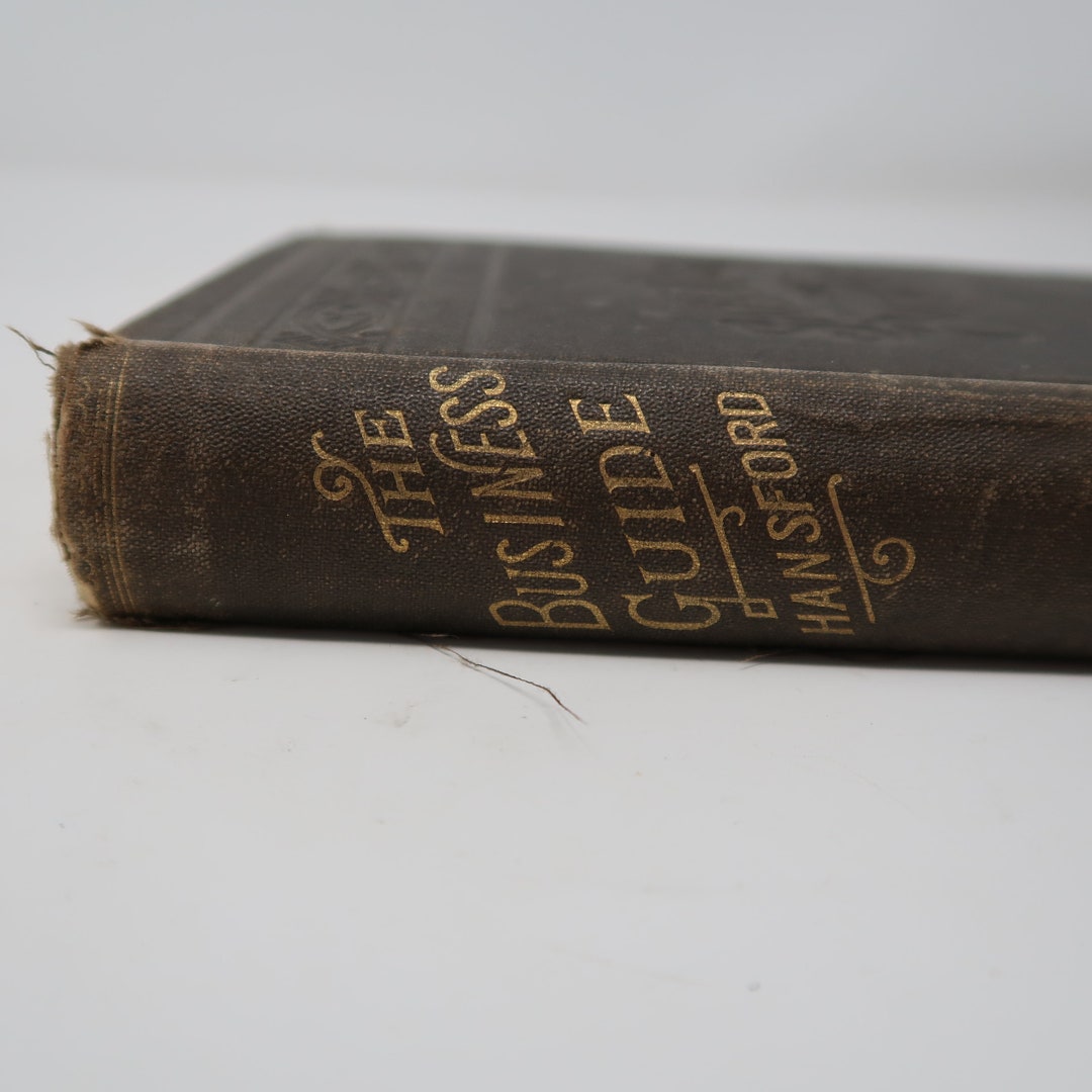 1895 the Business Guide or Safe Methods of Business 9th Edition Antique ...