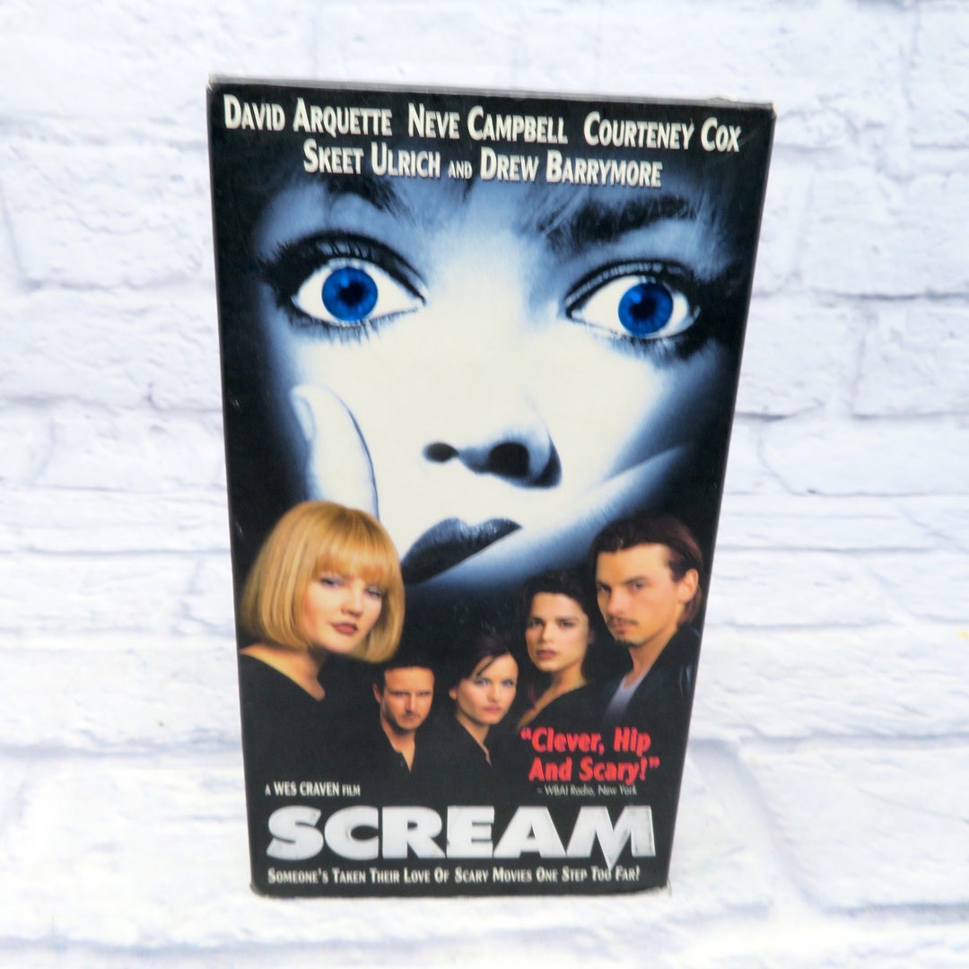 Vintage 1997 Horror Movie on VHS SCREAM Video Cassette Tape - Etsy