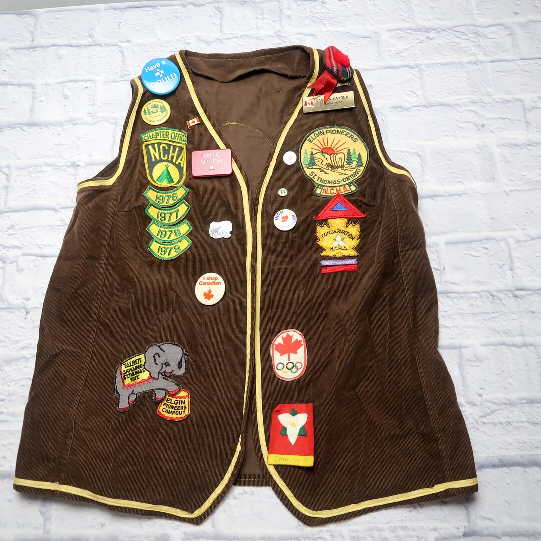 Vintage 1970s NCHA Canadian Campers & Hikers Vest | M Women's Camping ...