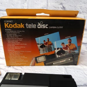 Vintage Kodak Tele Disc Camera Outfit With Original Box User Manual ...