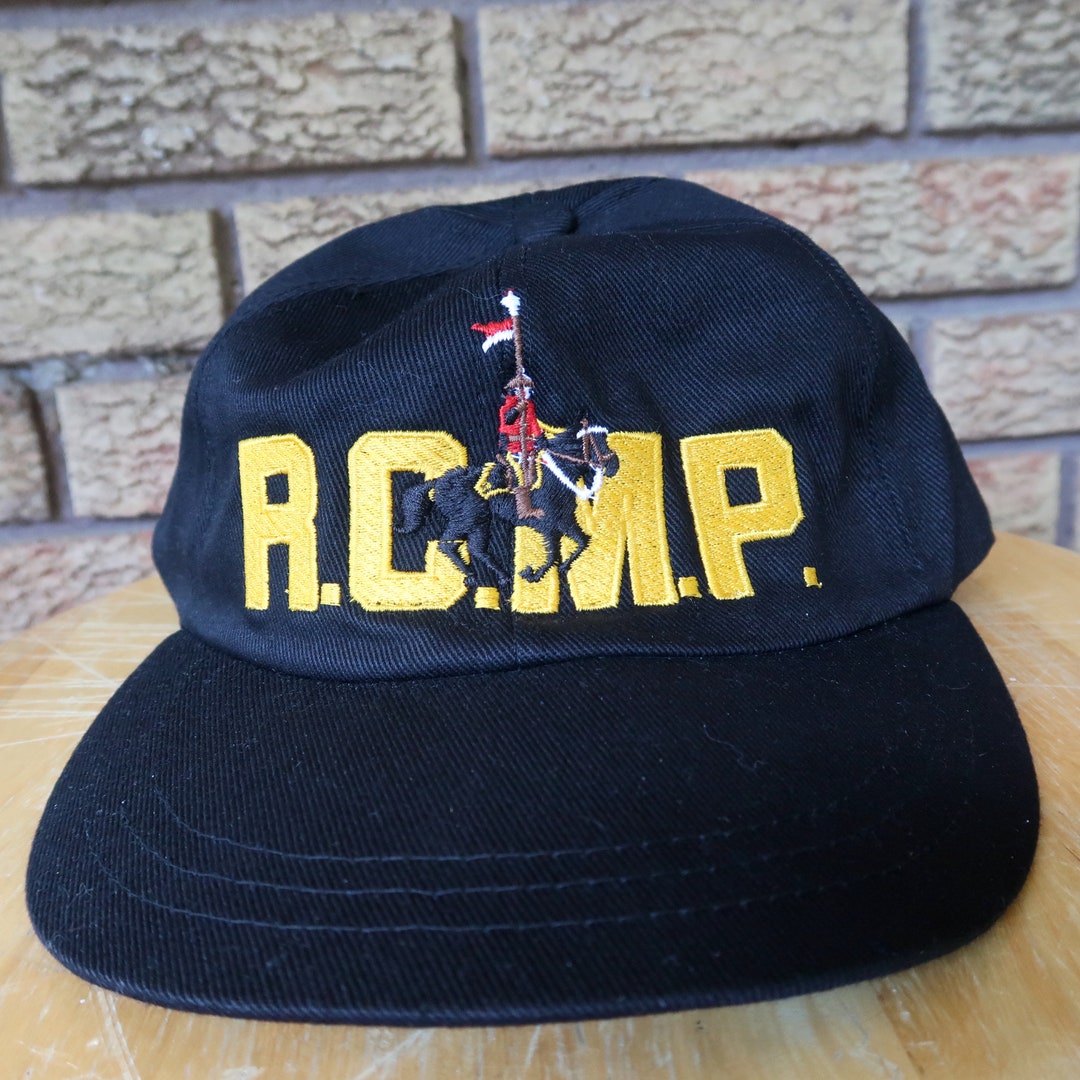 Vintage Royal Canadian Mounted Police RCMP Hat Cap LIKE NEW Adjustable ...