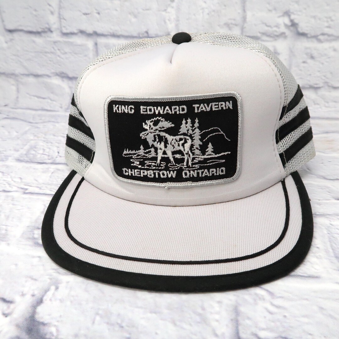 Vintage Hat King Edward Tavern, Chepstow Ontario Patch Snapback Mesh ...