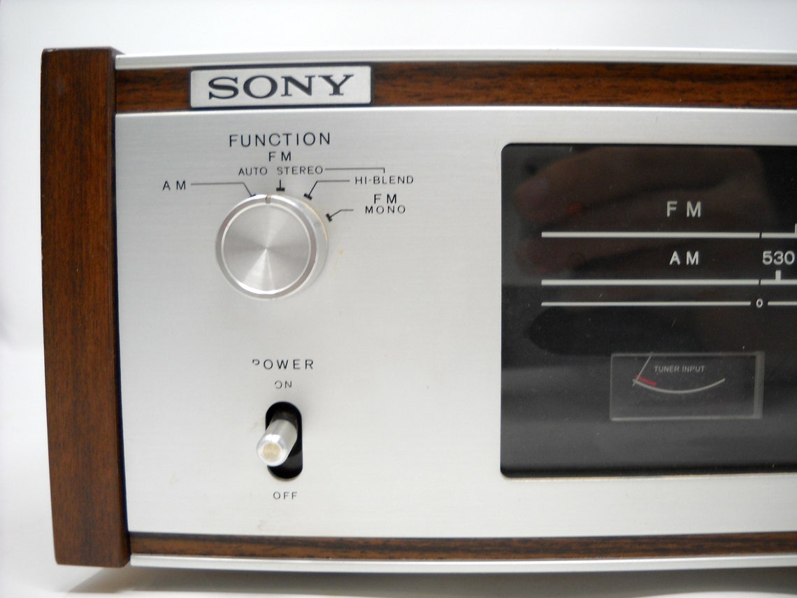 Vintage Sony ST-5600 FM Stereo Radio Tuner Solid State 1970s - Etsy