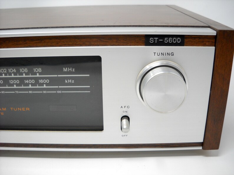 Vintage Sony ST-5600 FM Stereo Radio Tuner Solid State 1970s - Etsy
