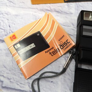 Vintage Kodak Tele Disc Camera Outfit With Original Box User Manual ...
