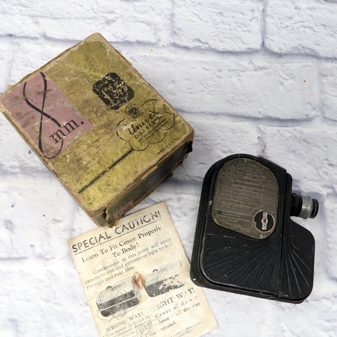 Antique UNIVEX C-8 Cine Camera 8mm Film Movie Camera - Etsy