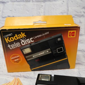 Vintage Kodak Tele Disc Camera Outfit With Original Box User Manual ...