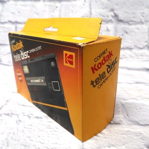 Vintage Kodak Tele Disc Camera Outfit With Original Box User Manual ...