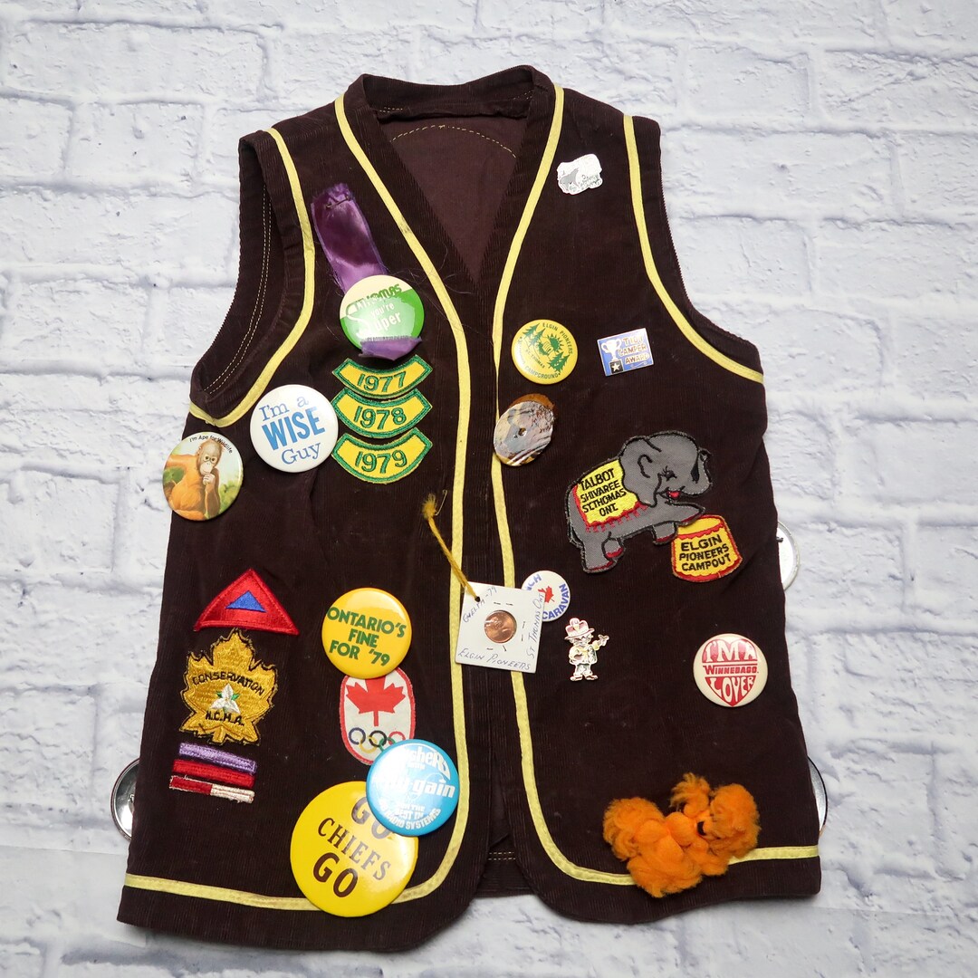 Vintage Camping Vest 1970s NCHA Canadian National Campers Hikers ...