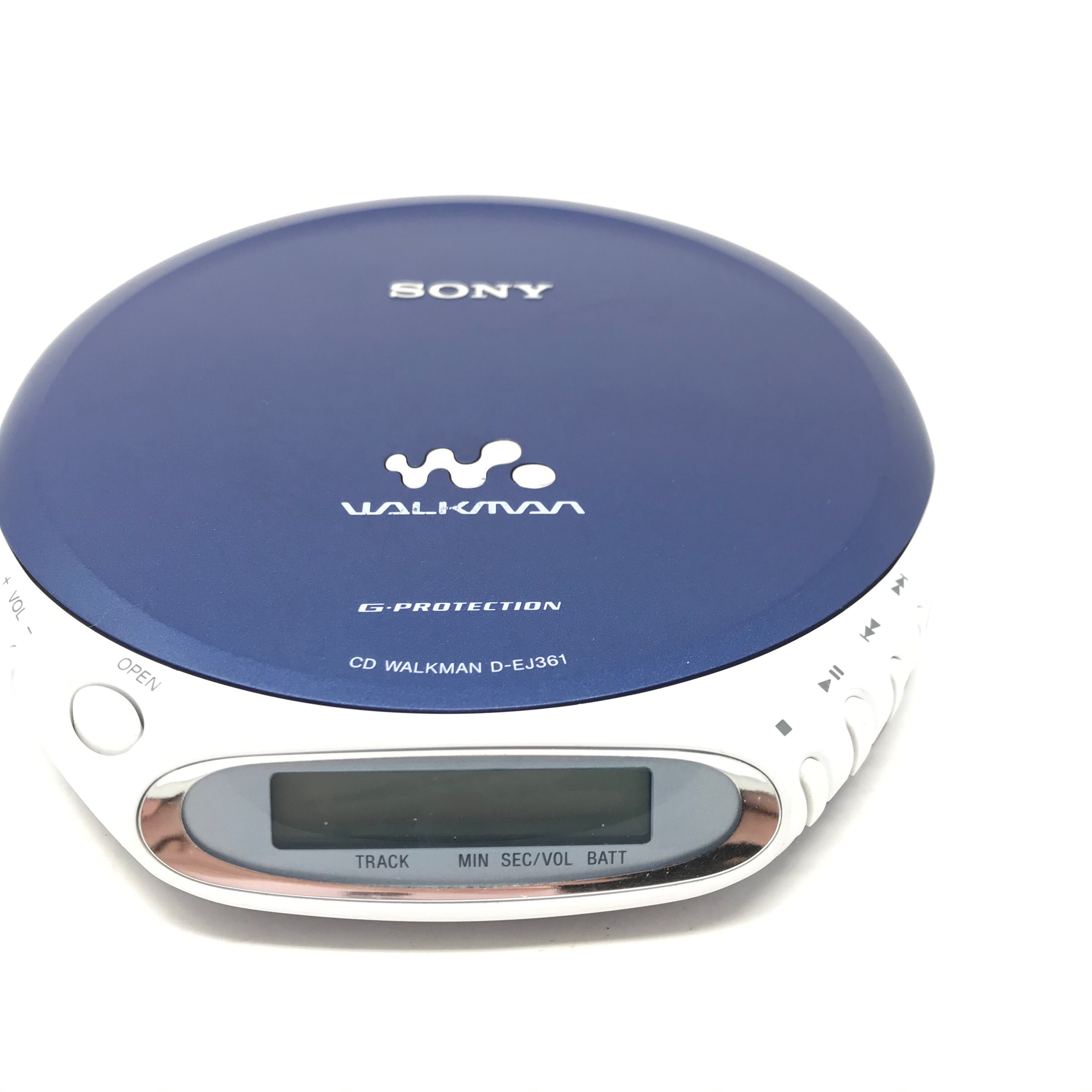 Sony Walkman Cd Player Blue