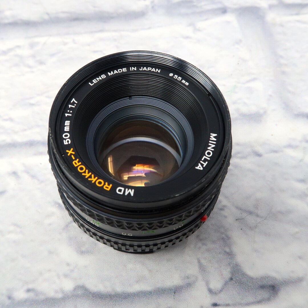 Minolta MD Rokkor-x F1.7 50mm Camera Lens - Etsy