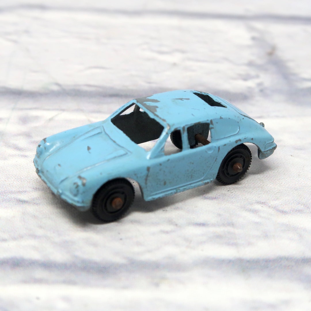 Vintage Tootsie Toy Die Cast Car Blue Porsche 911 With Hitch Car ...