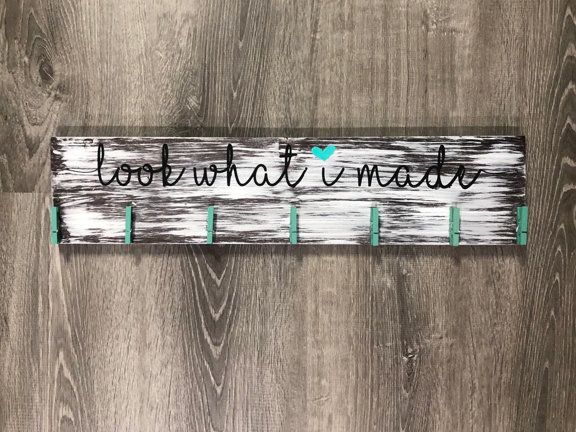 Look What I Made Wood Sign - Etsy
