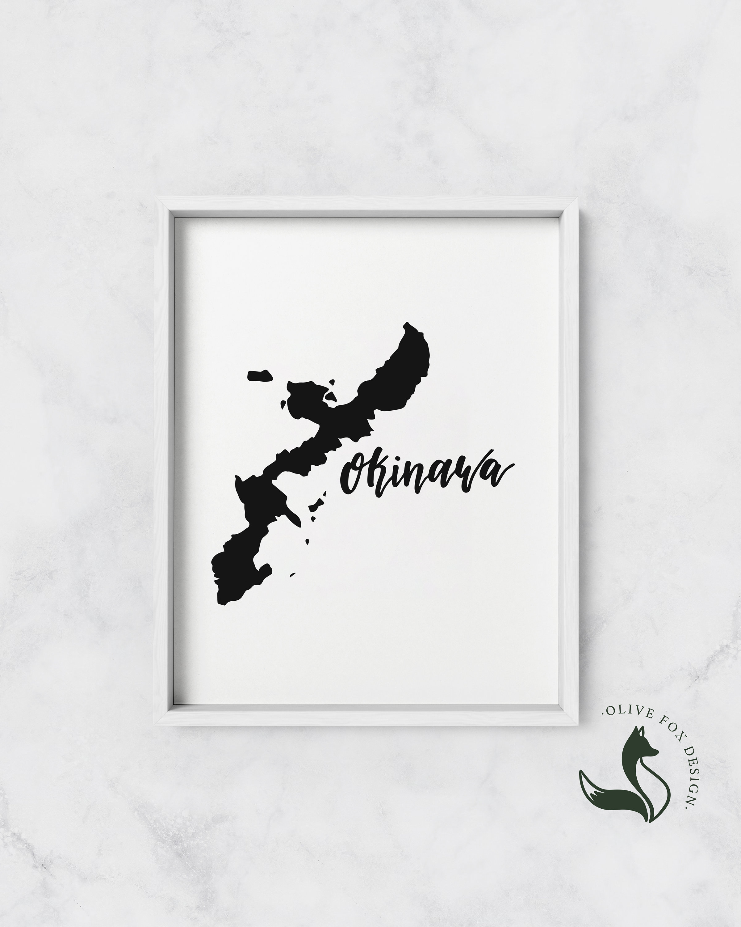 Okinawa Japan Art Print Instant Digital Download Military | Etsy