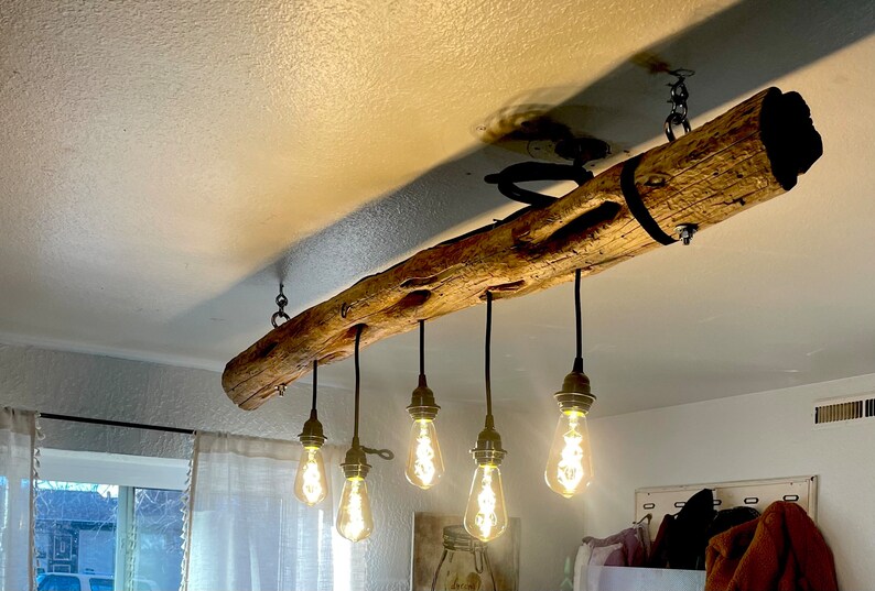 Rustic Chandelier - Etsy