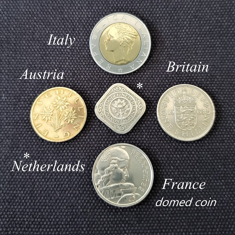 Custom coin Necklace stone Necklace authentic World Coin italian ...