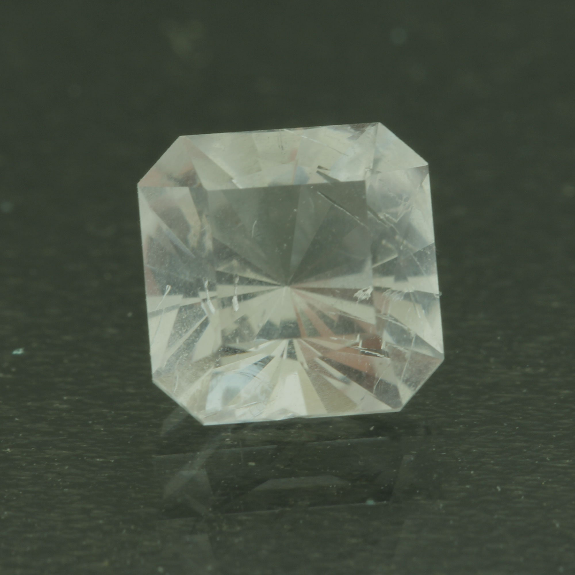 Custom Faceted Goshenite Gemstone, White Beryl Gem, Clear, Colorless ...