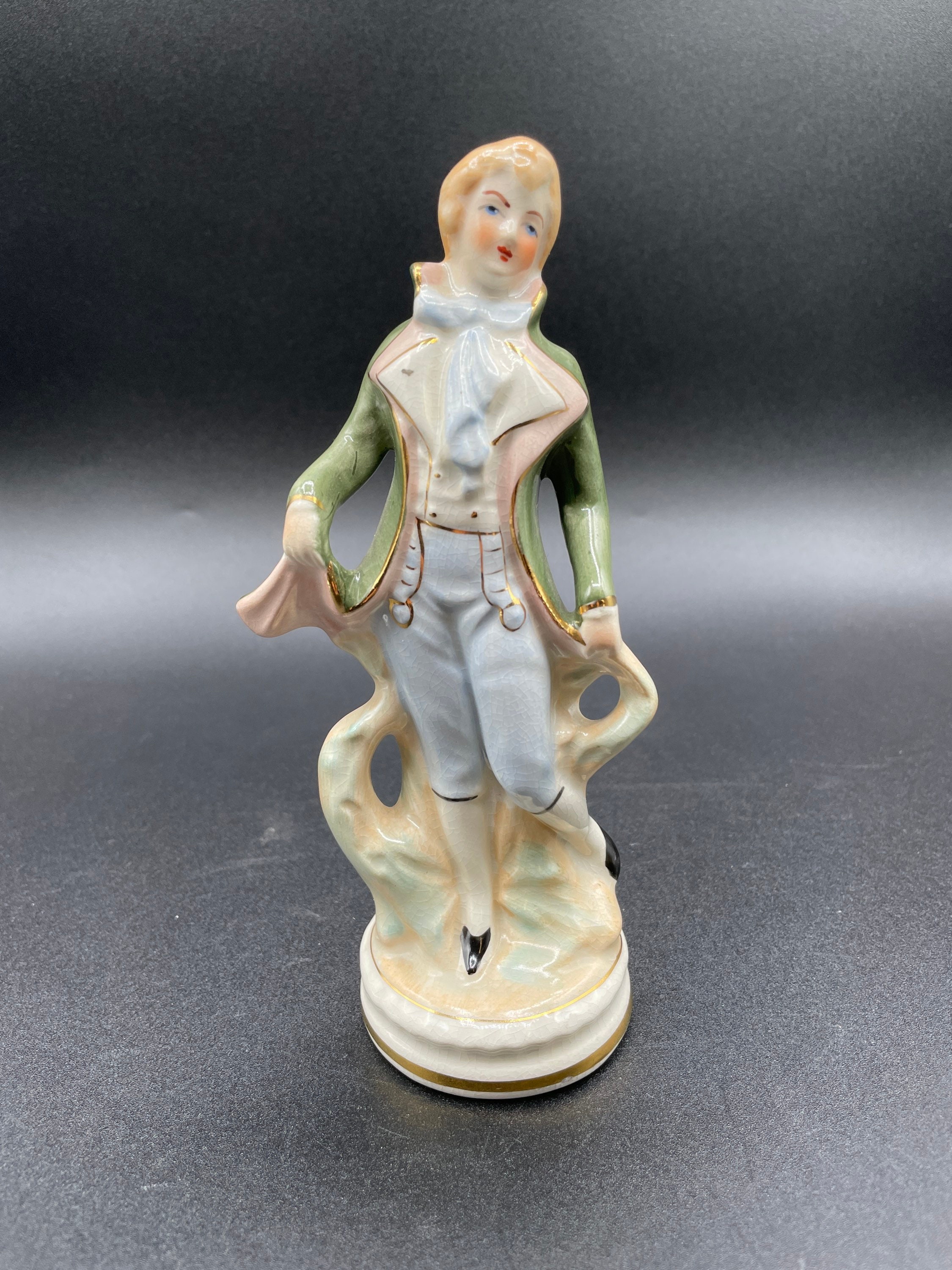 Vintage Victorian Man Figurine, Porcelain, Coventry Made in USA 5015 B ...