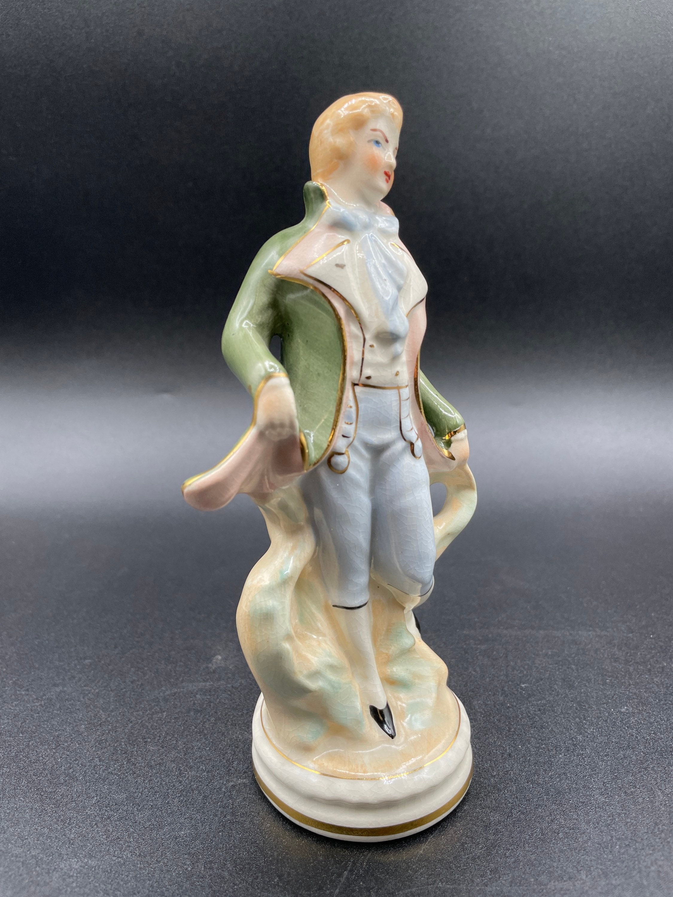 Vintage Victorian Man Figurine, Porcelain, Coventry Made in USA 5015 B ...