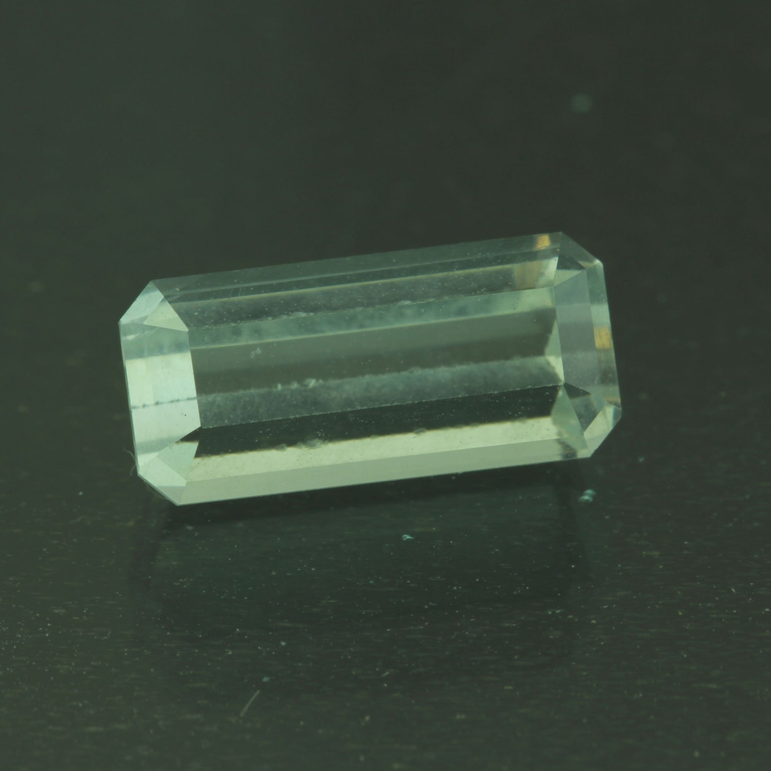 Green Sunstone Gemstone Custom Faceted Emerald Cut Natural - Etsy