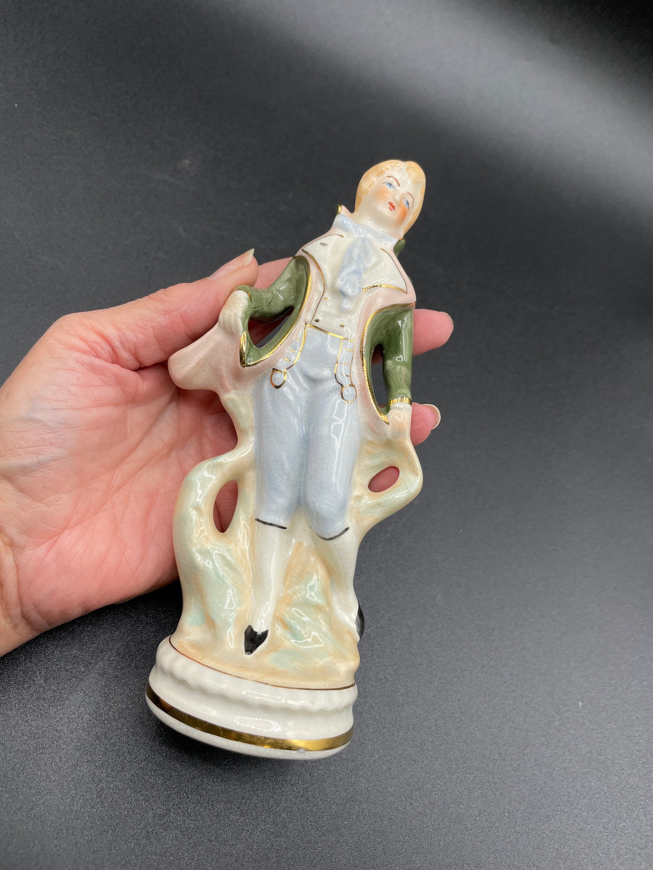 Vintage Victorian Man Figurine, Porcelain, Coventry Made in USA 5015 B ...