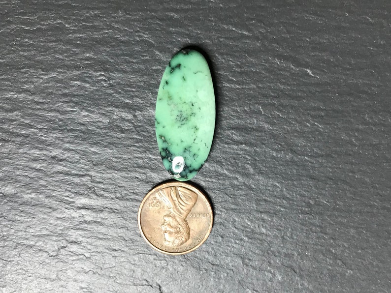 Green Variquoise Cabochon, Variquoise Gem, Spider Web Variquoise ...