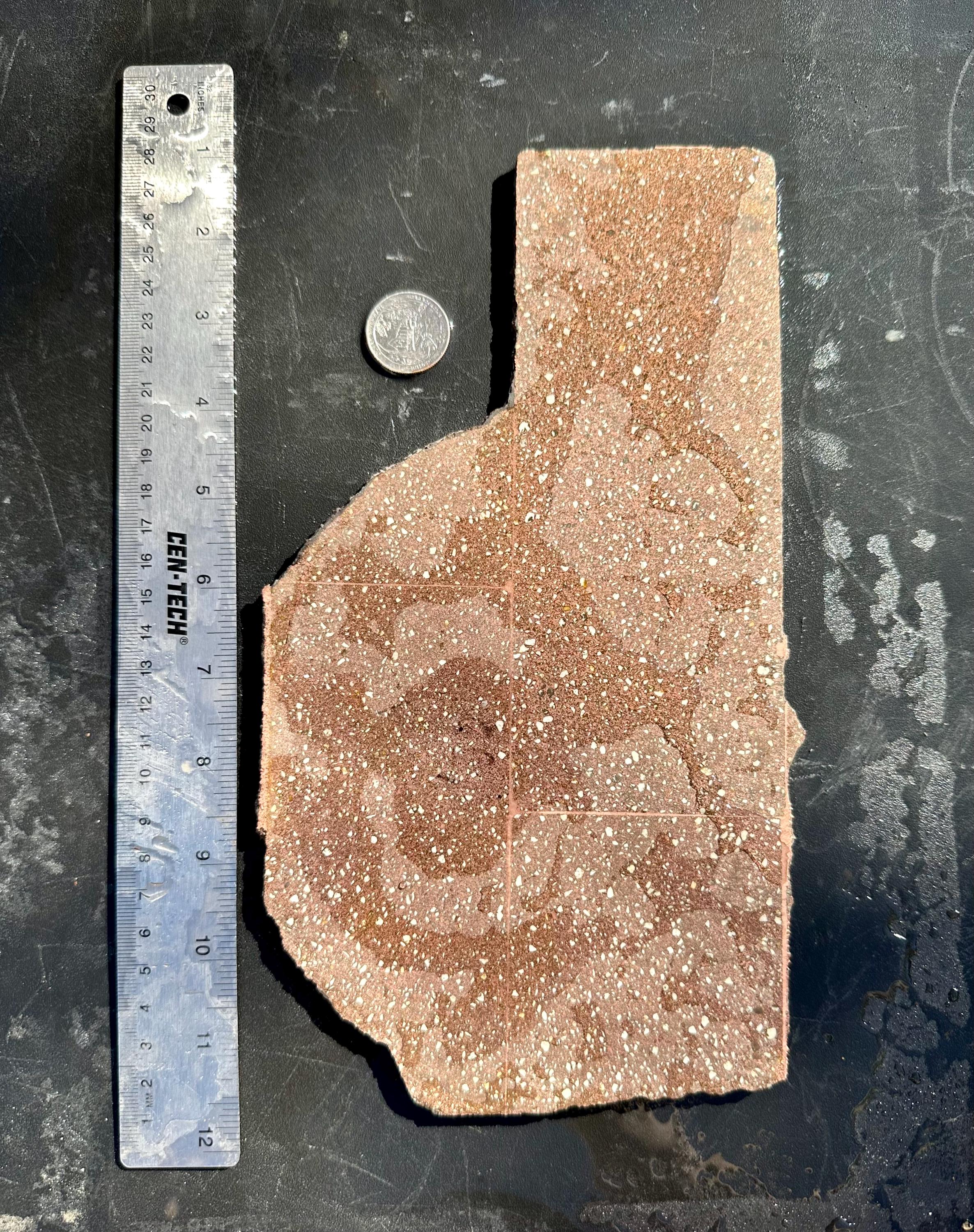 Copper Smelter Firebrick Slab: Keweenaw Peninsula Artifact (10.5x5.5x0 ...