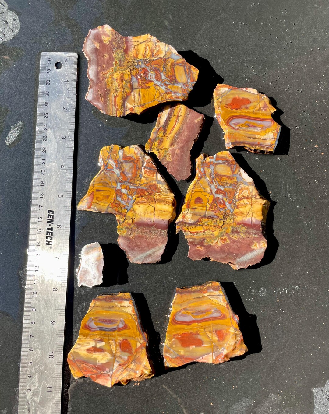 Lavic Jasper Slabs: Brecciated California Gemstone for Cabbing - Etsy