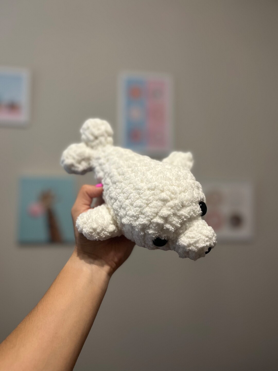 Crochet Seal Plushie - Etsy