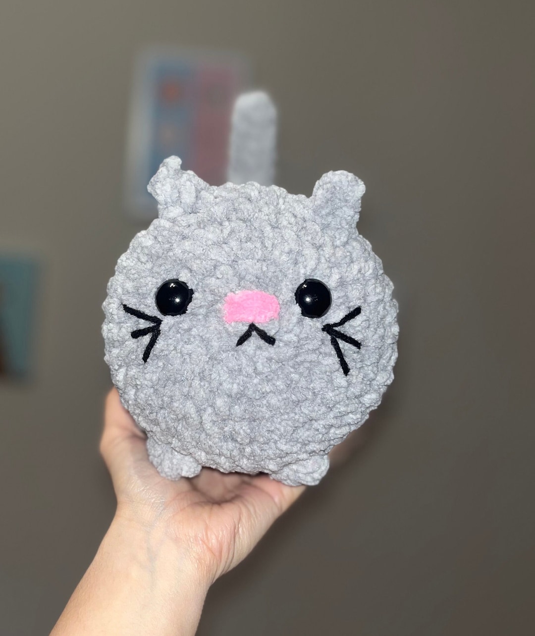Crochet Chunky Loaf Cat Plushie - Etsy