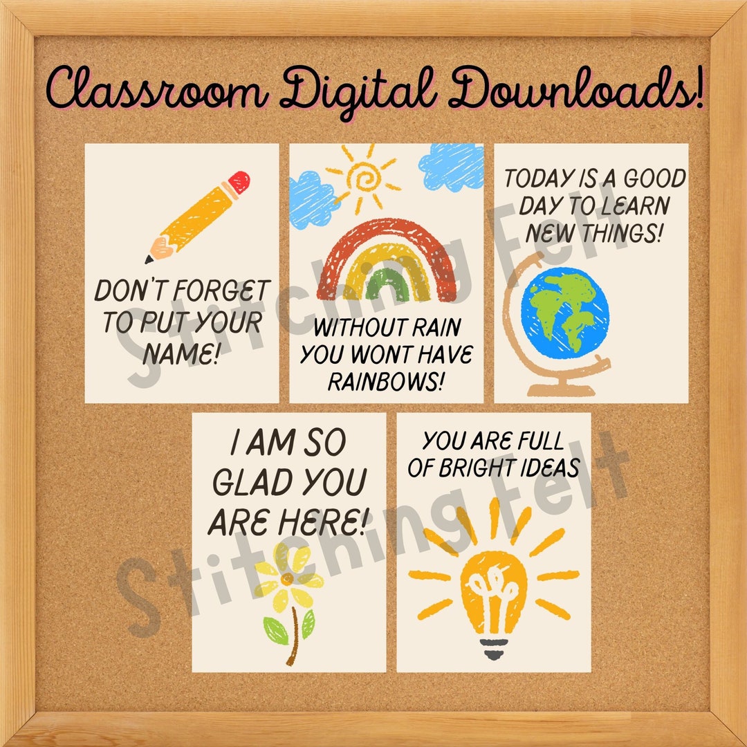Chalk Collection | Classroom Posters | 2024/25 School Year | Teacher ...