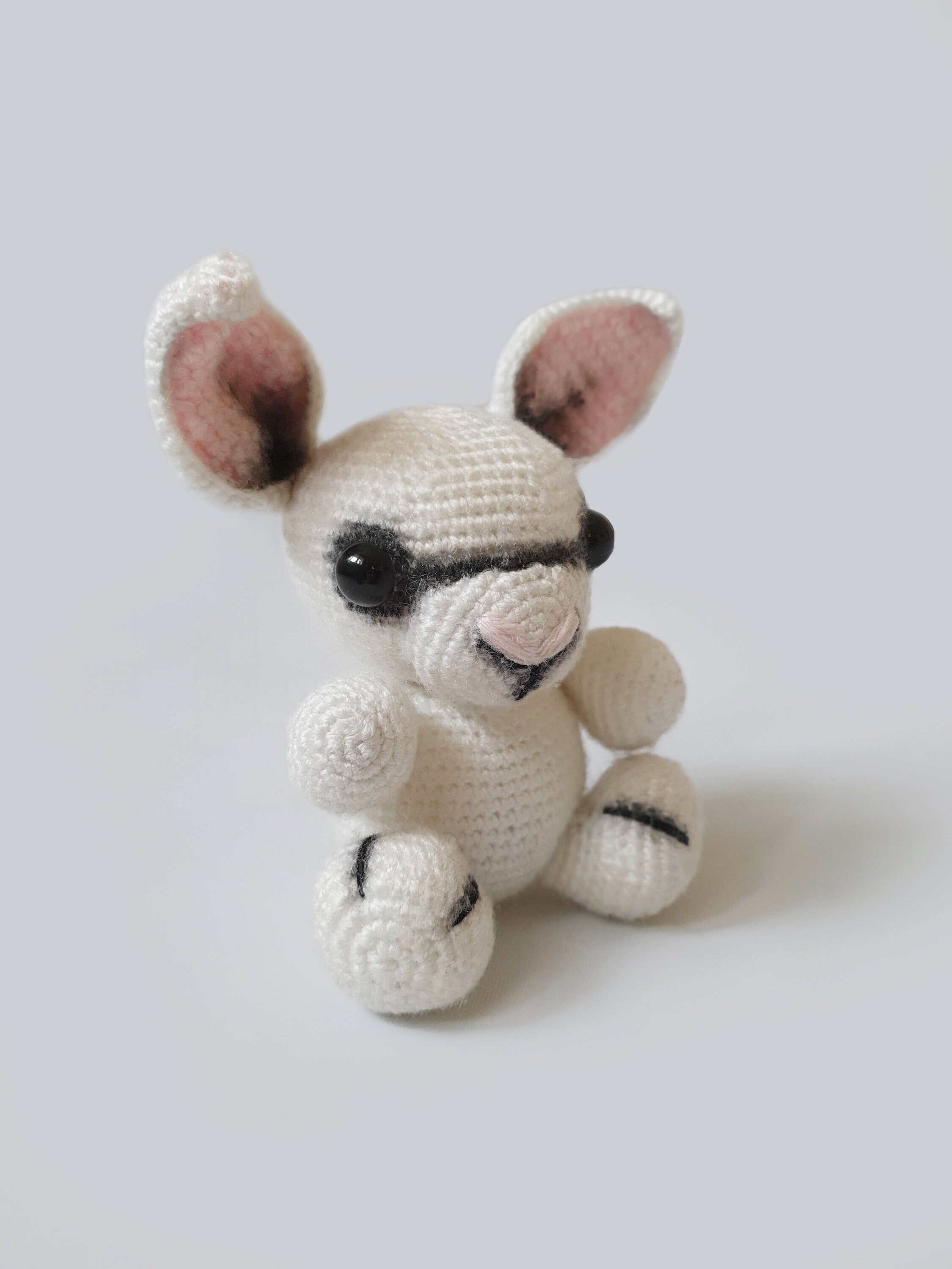 CROCHET PATTERN Smudge a Bunny, Cute Goth Bunny Pattern, Emo Bunny ...