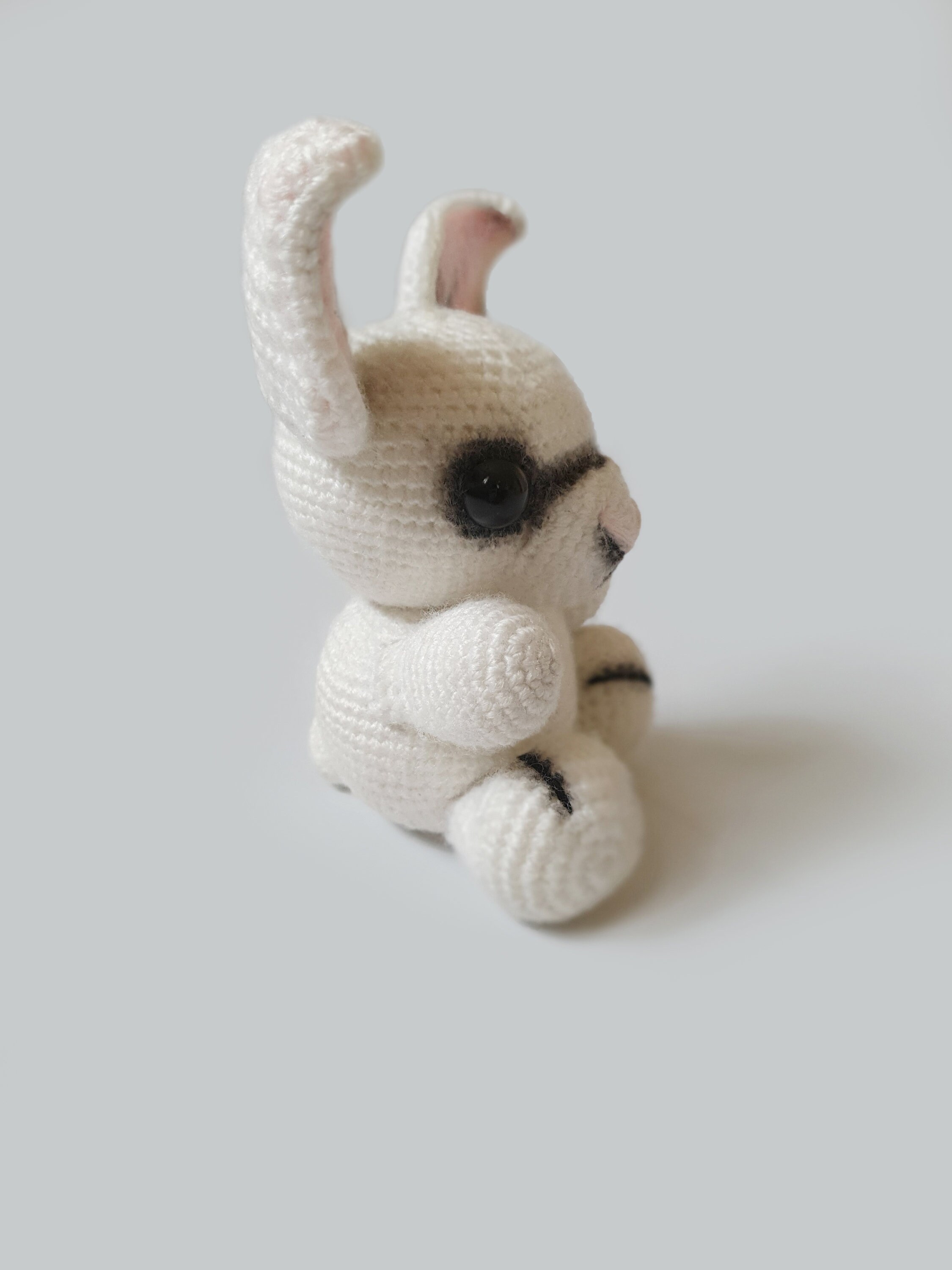 CROCHET PATTERN Smudge a Bunny, Cute Goth Bunny Pattern, Emo Bunny ...