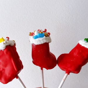 Holiday/christmas Cake Pops One Dozen - Etsy