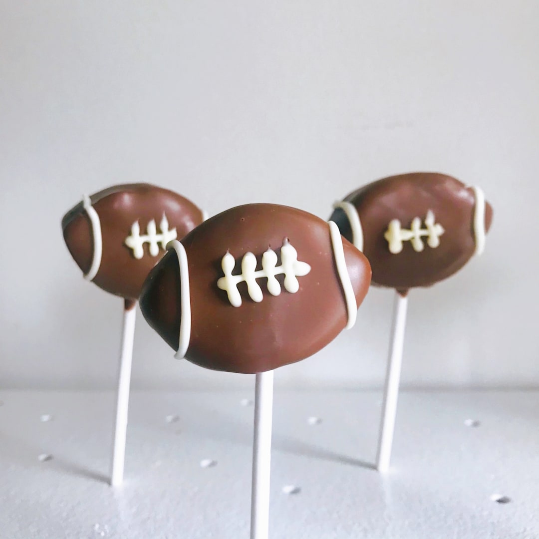 Football Cake Pops One Dozen - Etsy