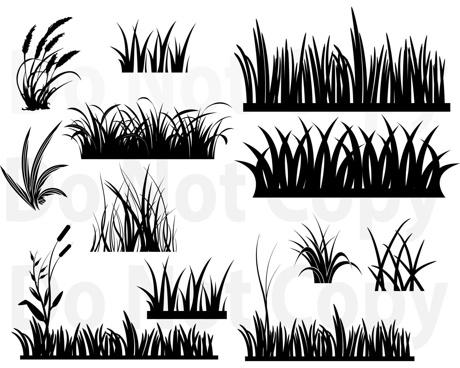 Grass SVG Bundle Grass Field Svg File for Cricut Grass - Etsy