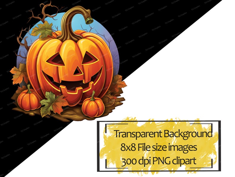 Fall Pumpkins Clipart, Fall Jack O Lantern Pumpkin PNG File ...