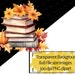 Fall Books With Leaves Png Clipart, Autumn Booklover Png Images ...