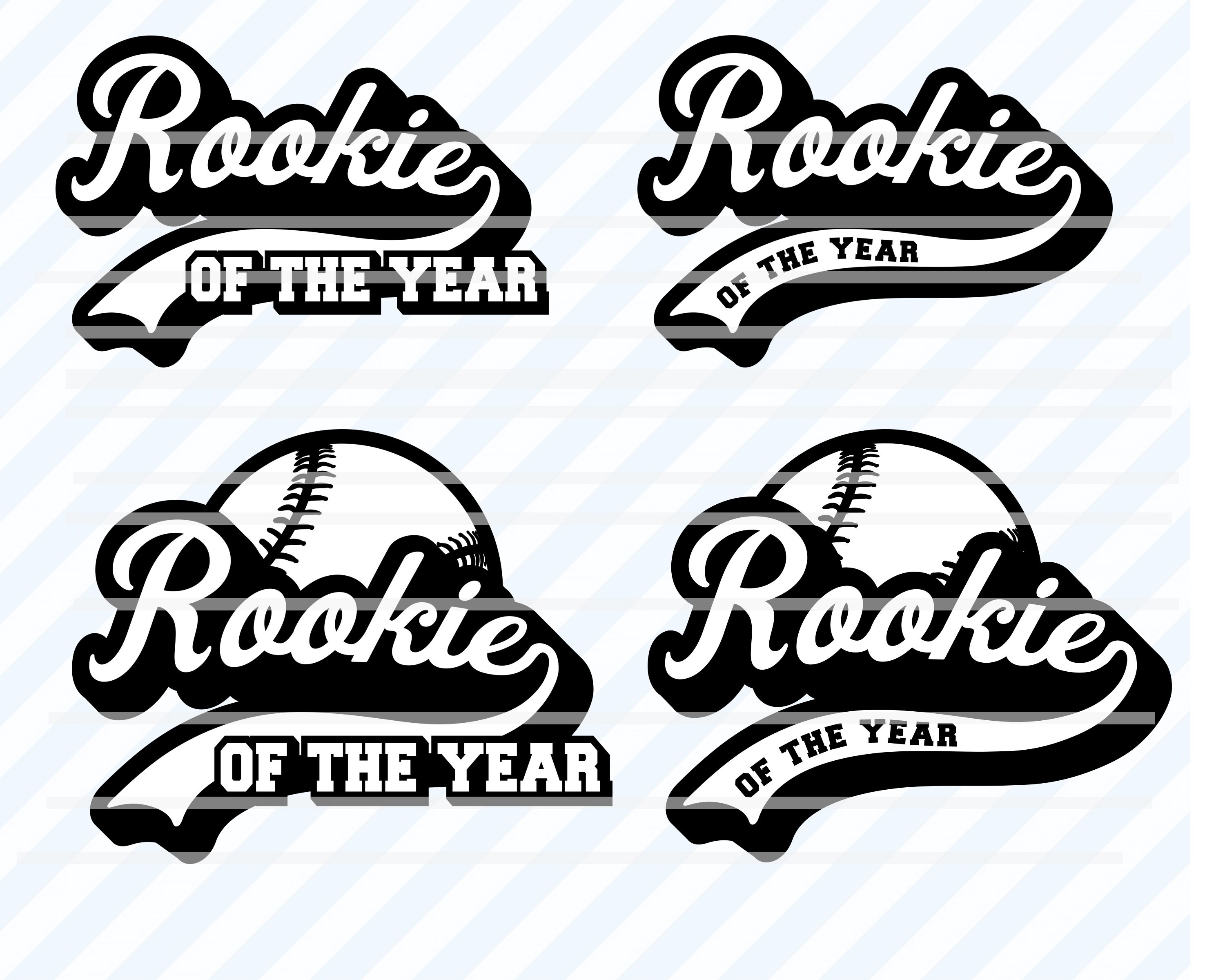 Rookie of the Year SVG Bundle Sports SVG Files for Cricut - Etsy UK