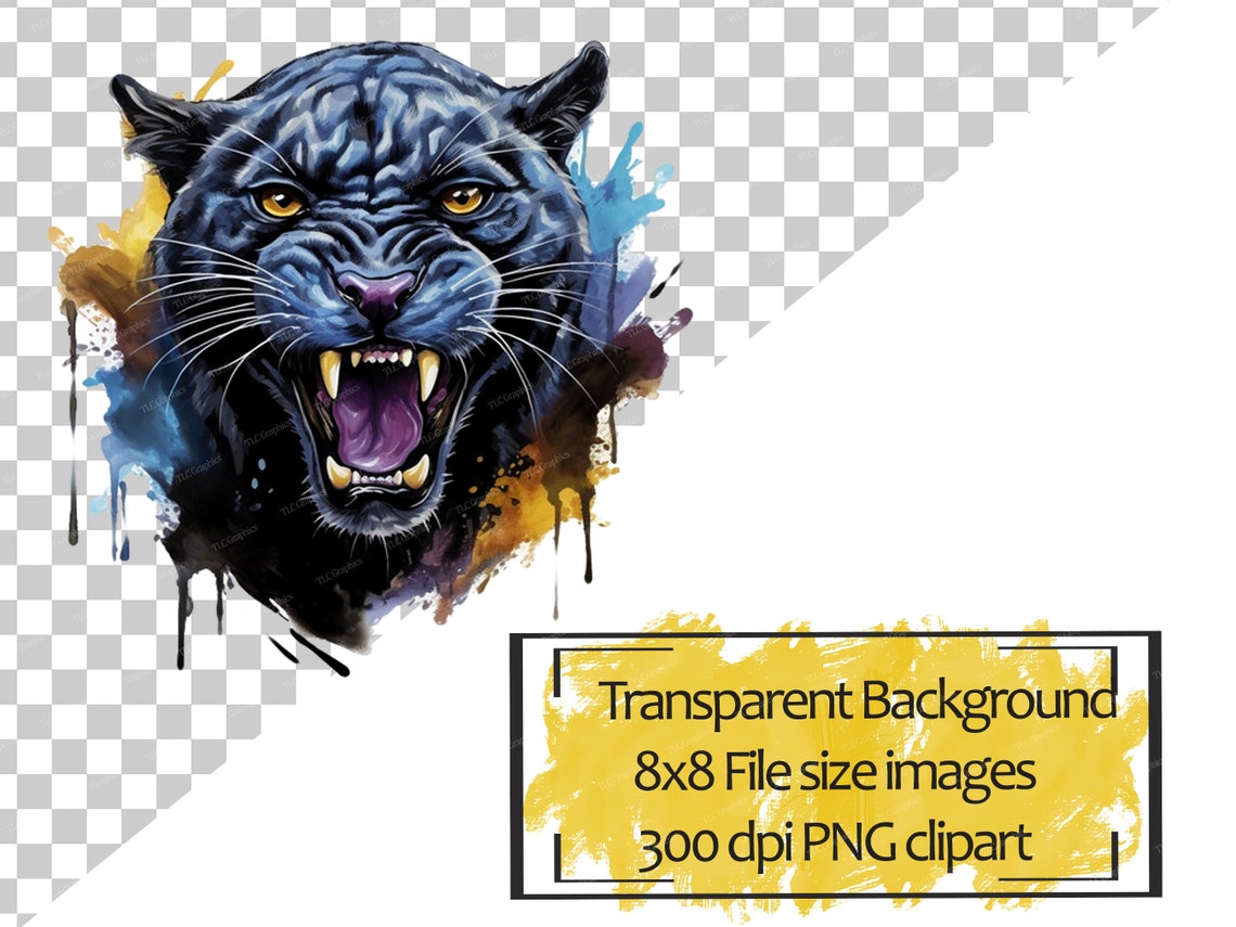 Black Panther Png for Sublimation Designs, Png Image File for T Shirt ...