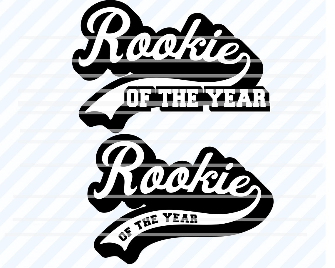 Rookie of the Year SVG Bundle, Sports SVG Files for Cricut, Rookie ...