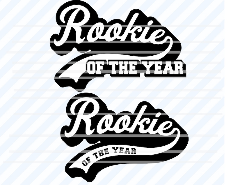 Rookie of the Year SVG Bundle Sports SVG Files for Cricut | Etsy