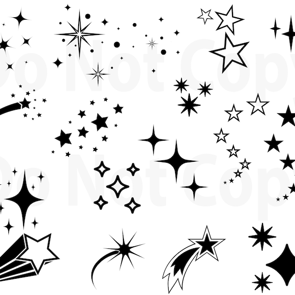 Star Silhouette - Etsy UK