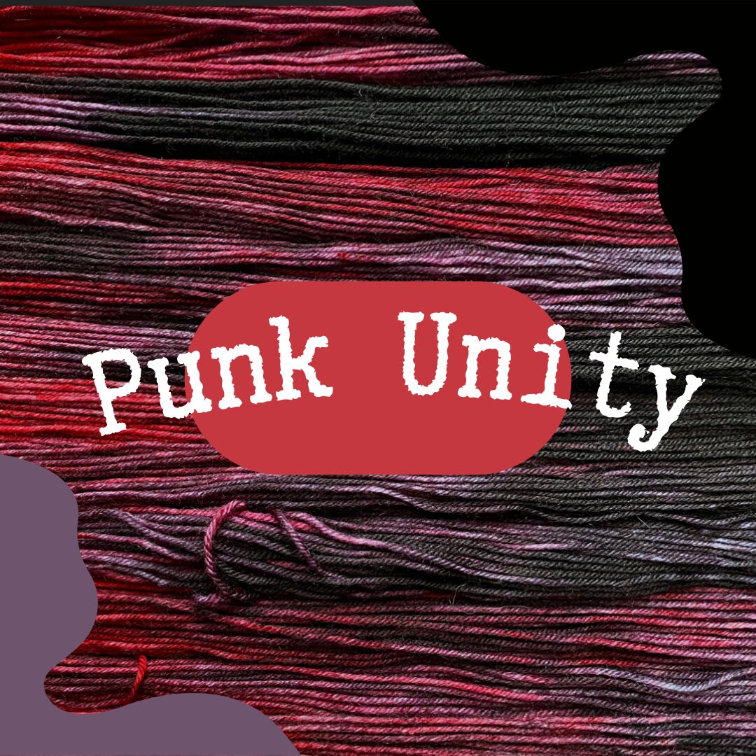 Punk Unity DK and Sock Hand Dyed Yarn - Etsy