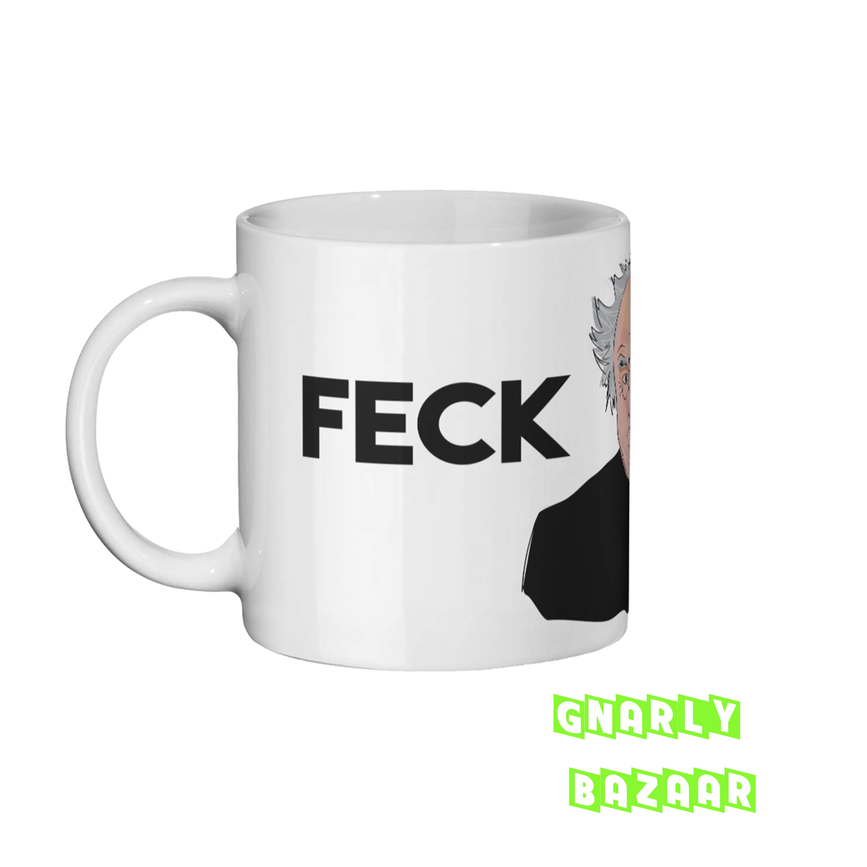 Father Ted Feck off Jack Funny Irish Hand Drawn Mug Christmas | Etsy