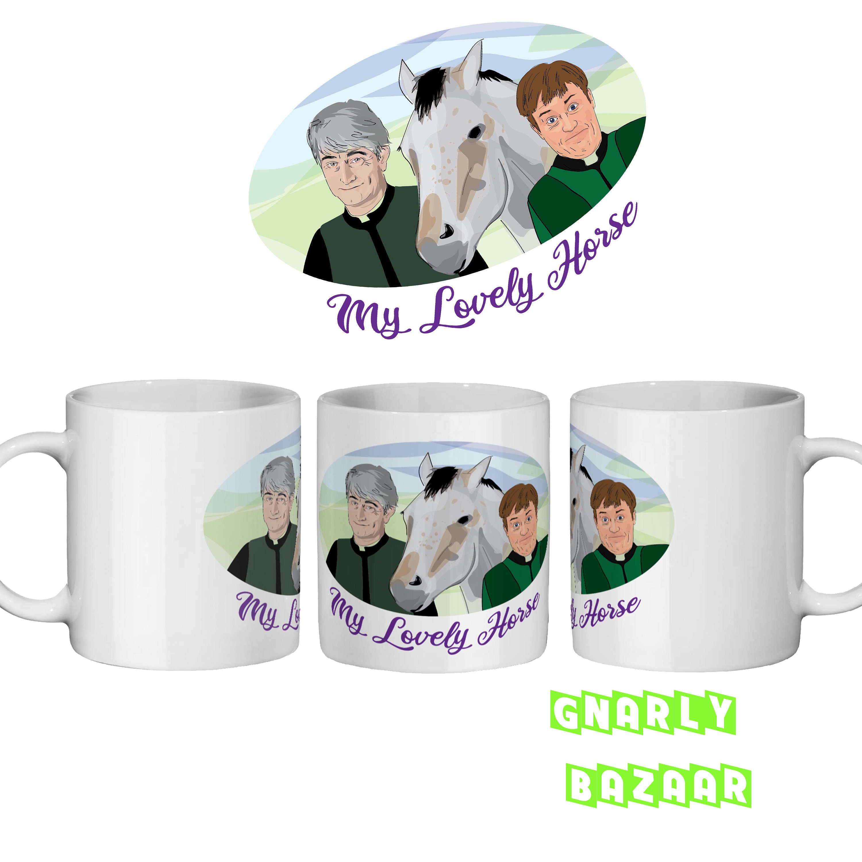 Father Ted Dougal My Lovely Horse Eurovision Irish Priest Tea | Etsy UK